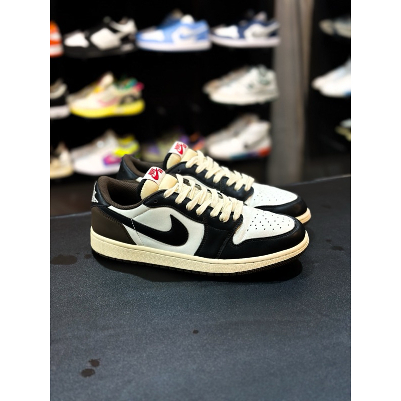 Jual NIKE JORDAN 1 LOW DARK MOCHA X TRAVIS SCOTT | Shopee Indonesia