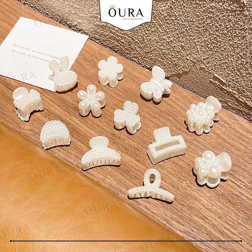 Jual Jepit Mini Mutiara 1 Pcs Jepit Rambut Poni Mutiara Motif Kecil ...