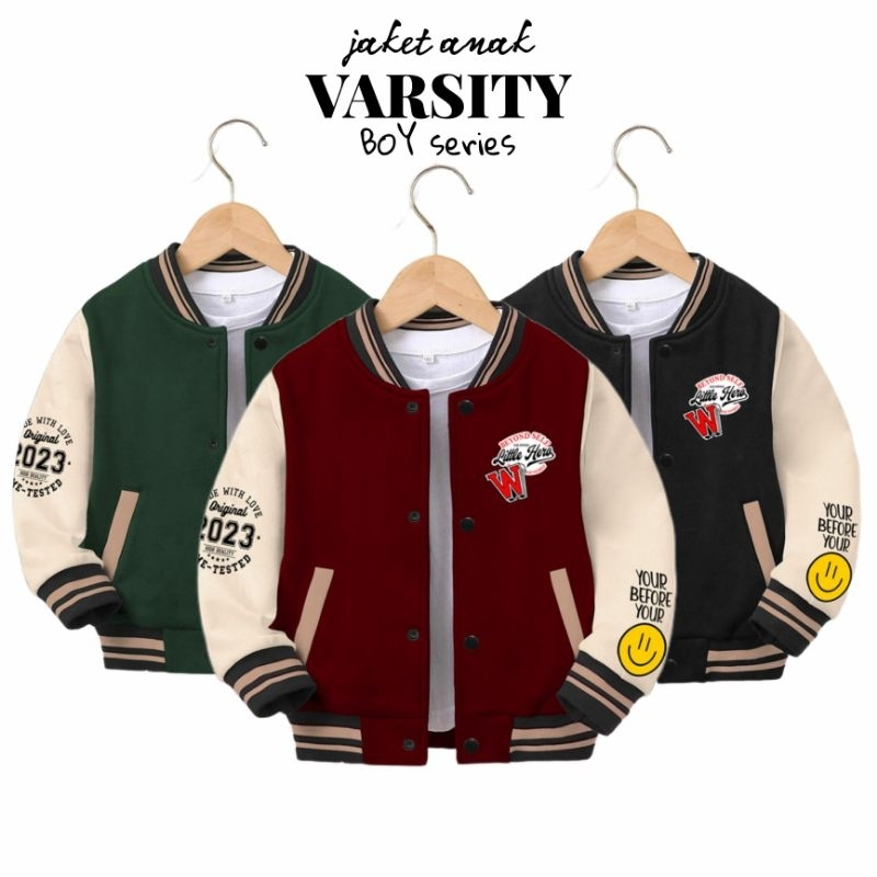 Jual Jaket Anak Laki Laki Varsity Baseball Premium Distro Tebal Usia 2 ...