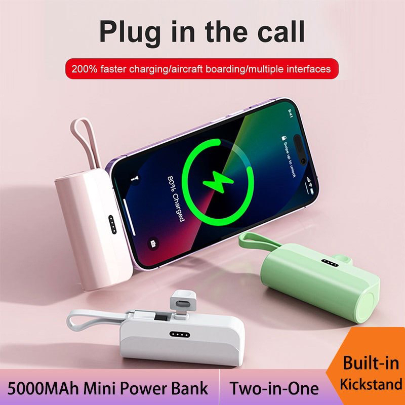 Jual Power Bank Mini Portabel Kapasitas Power Bank 5000mah dengan IP ...