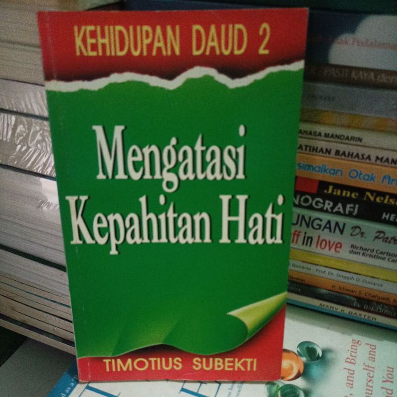 Jual Buku Kristen kehidupan Daud 2 mengatasi kepahitan hati by Timotius ...