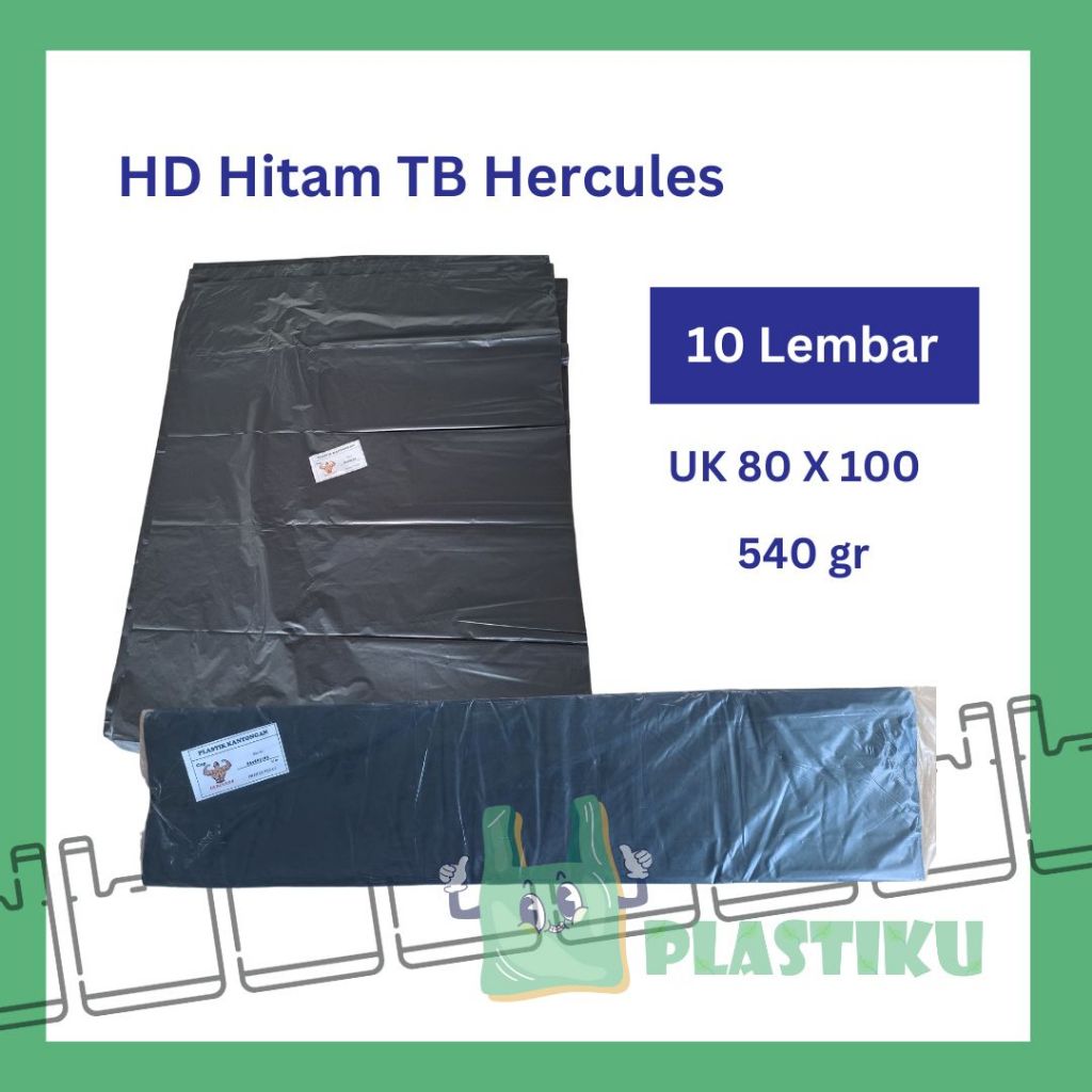 Jual Trash Bag Hitam - Trash Bag Hercules - Kantong Sampah Hitam ...