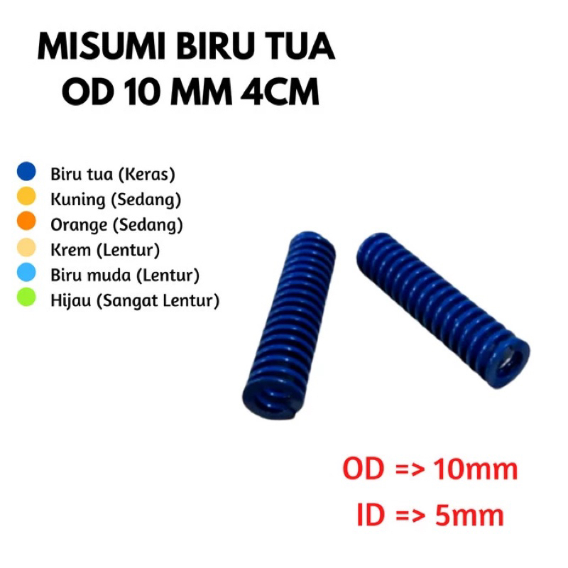 Jual Per misumi biru tua 4cm od10 - Mizumi biru tua panjang 4cm od10mm ...