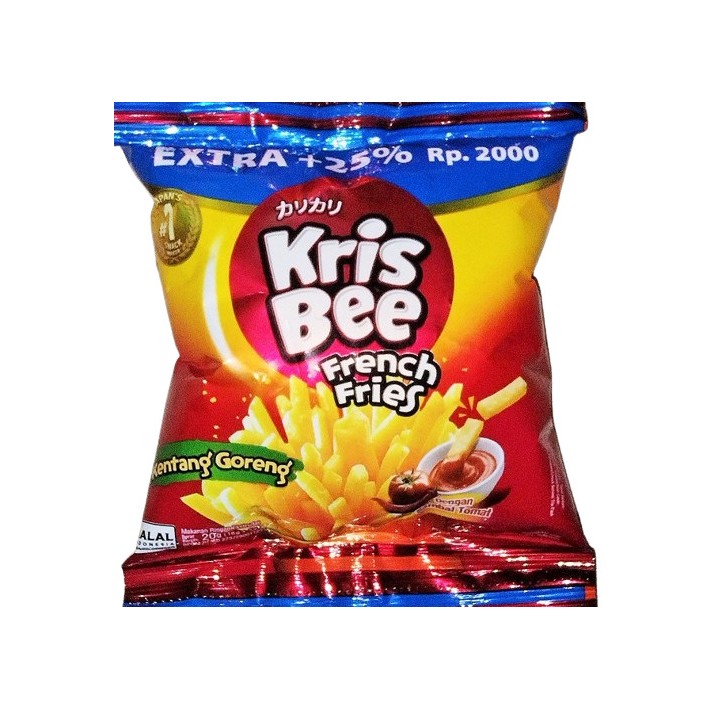 Jual KRISBEE FRENCH FRIES RENCENG 9G | KRISBEE KENTANG GORENG | KRIS ...