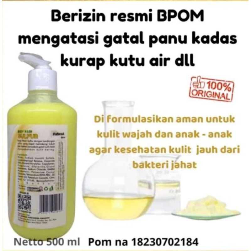 Jual SABUN GATAL KURAP KUTU AIR PANU JAMUR AMPUH DENGAN SULFUR FAHESA ...