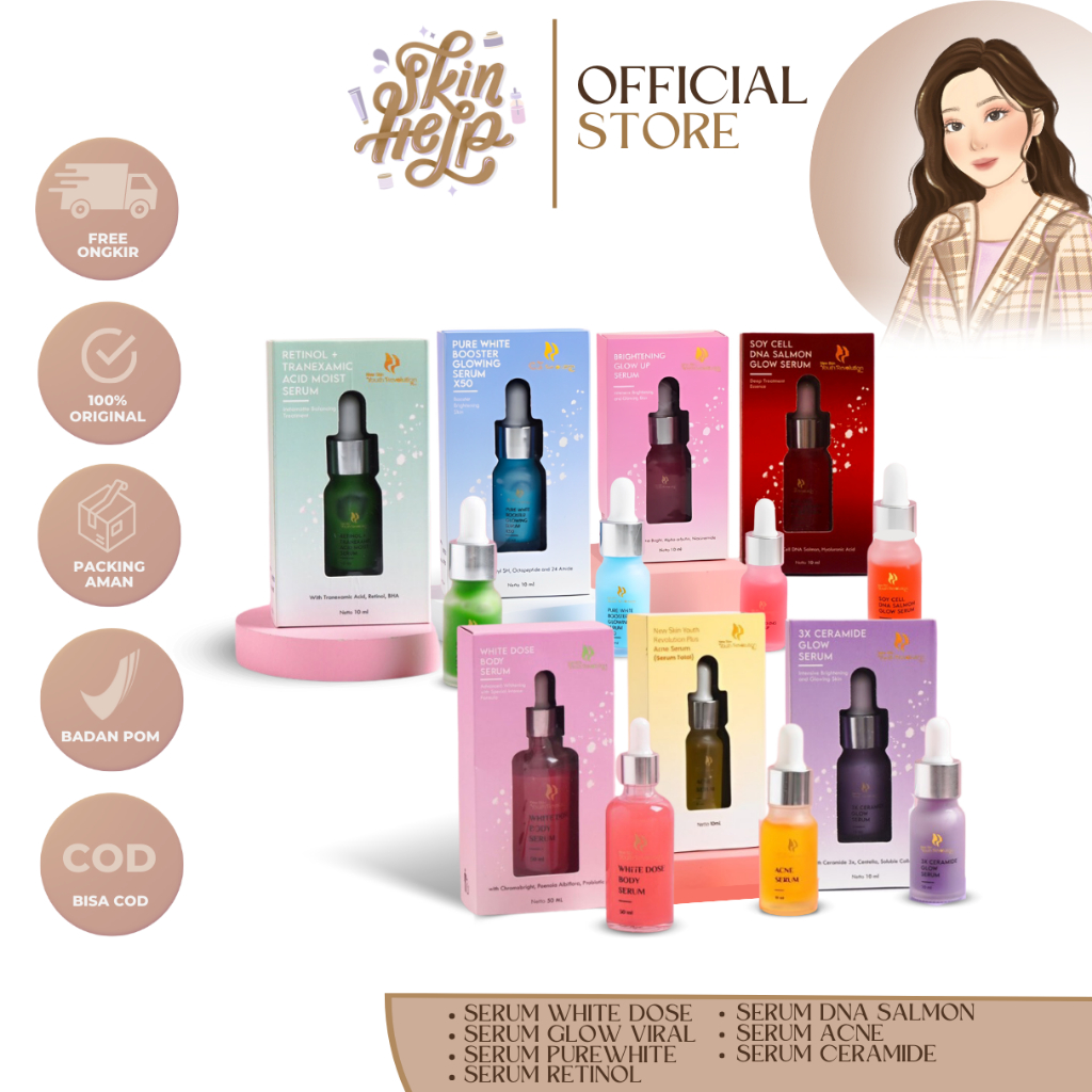 Jual Serum Glowing Viral | serum wajah glowing brightening with ...