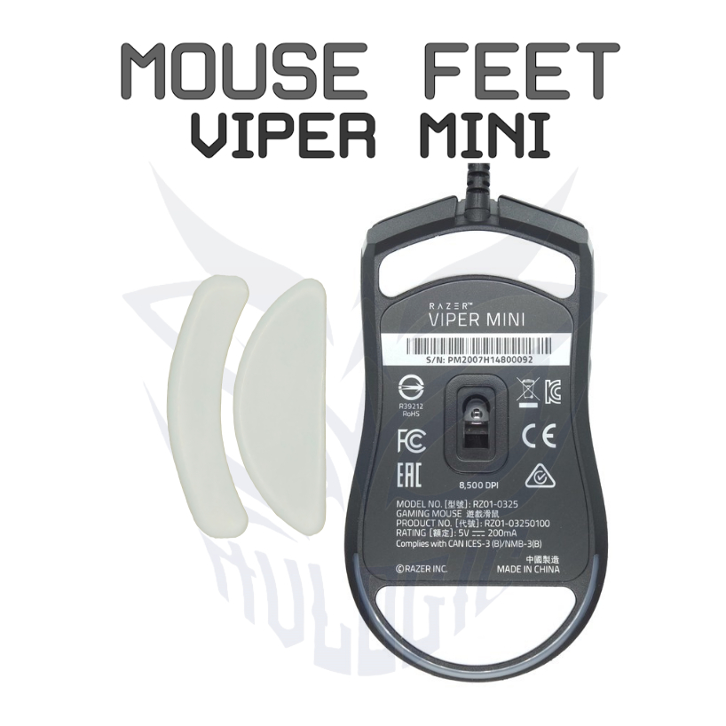 Jual Mouse Feet ICE Glide RAZER Viper Mini - Mousefeet Skates PTFE ...