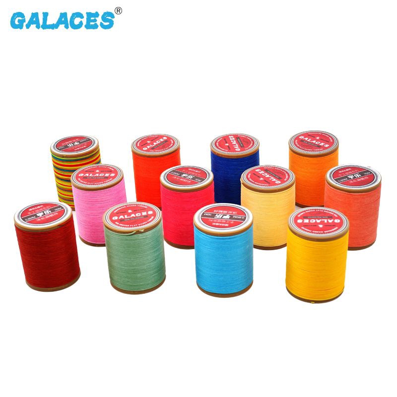 Jual Benang Jahit Kerajinan Kulit Galaces Flat Polyester Waxed Thread 0 ...
