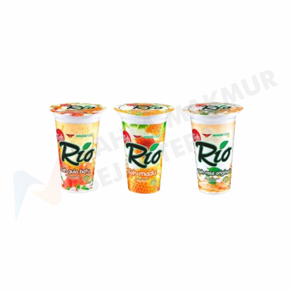 Jual Teh Rio 180ml 1 Dus Isi 24 Gelas | Shopee Indonesia