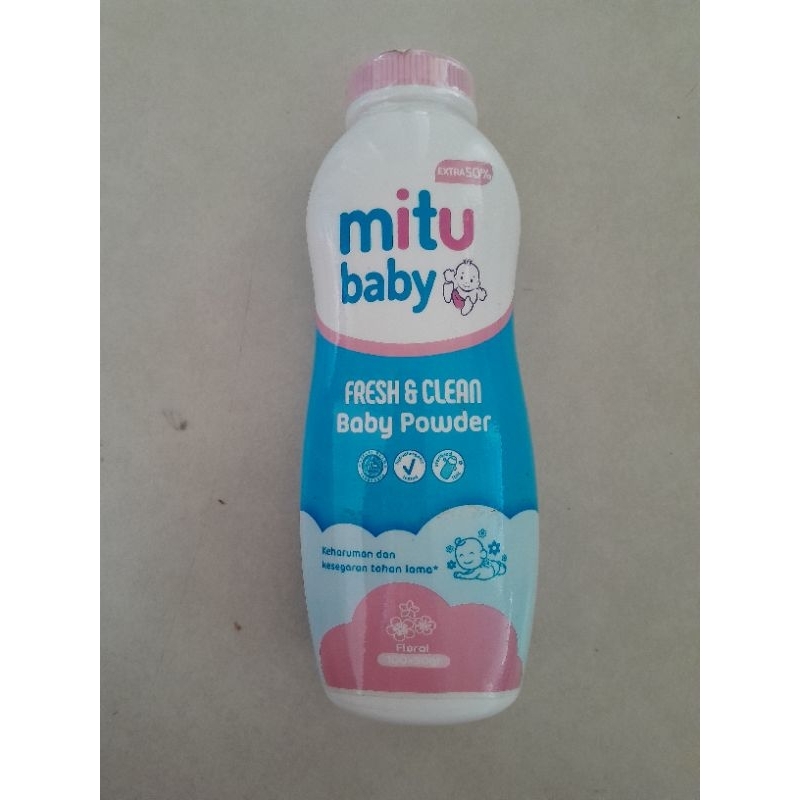 Jual mitu baby powder 100 + 50 g floral | Shopee Indonesia