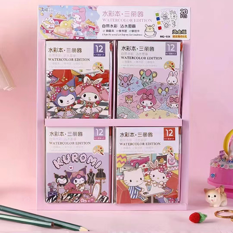 Jual buku mewarnai dengan cat air Lukisan Cat Air Kreatif Anak-anak ...