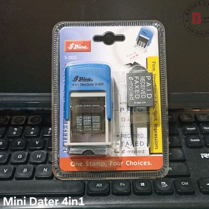 Jual Stempel Tanggal / Dater Otomatis Shiny S303 4in1 ( Mini Dater ...