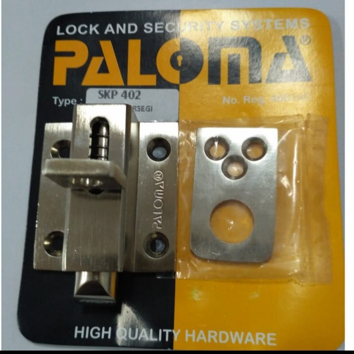 Jual PENGUNCI SLOT GRENDEL JENDELA SPRING KNIVE PALOMA SKP 402 | Shopee ...
