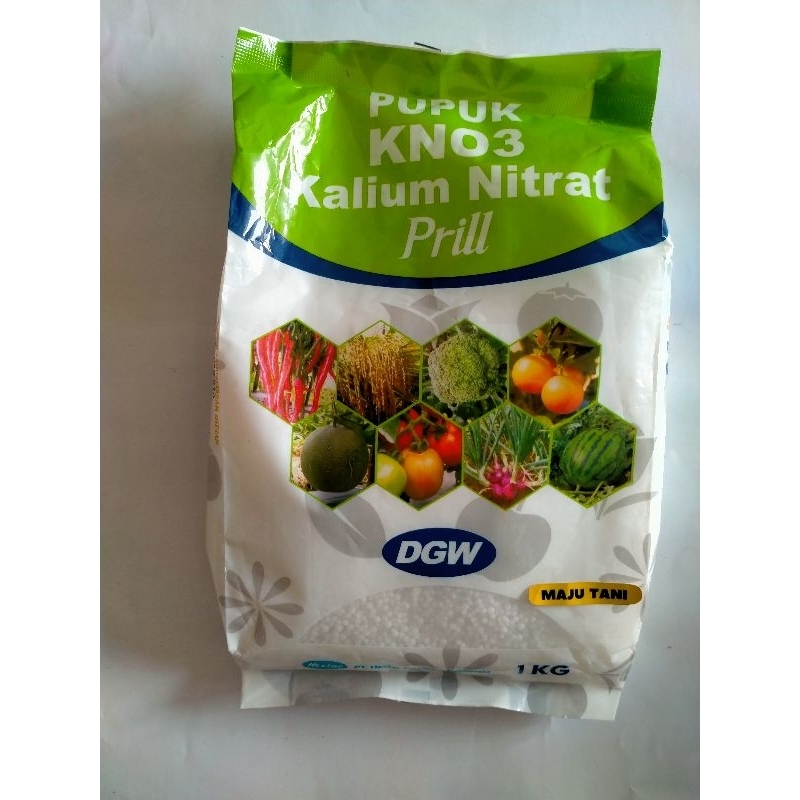 Jual Pupuk KNO3 kalium nitrat prill warna putih 1kg DGW memperkuat ...