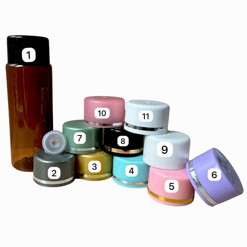 Jual botol toner 100 ml bs dipencet coklat rey klem bolong tutup pilih ...