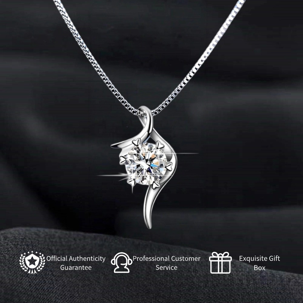 Jual Kalung Liontin Cewek 925 Perak Sterling Silver Anti Karat Berlian ...