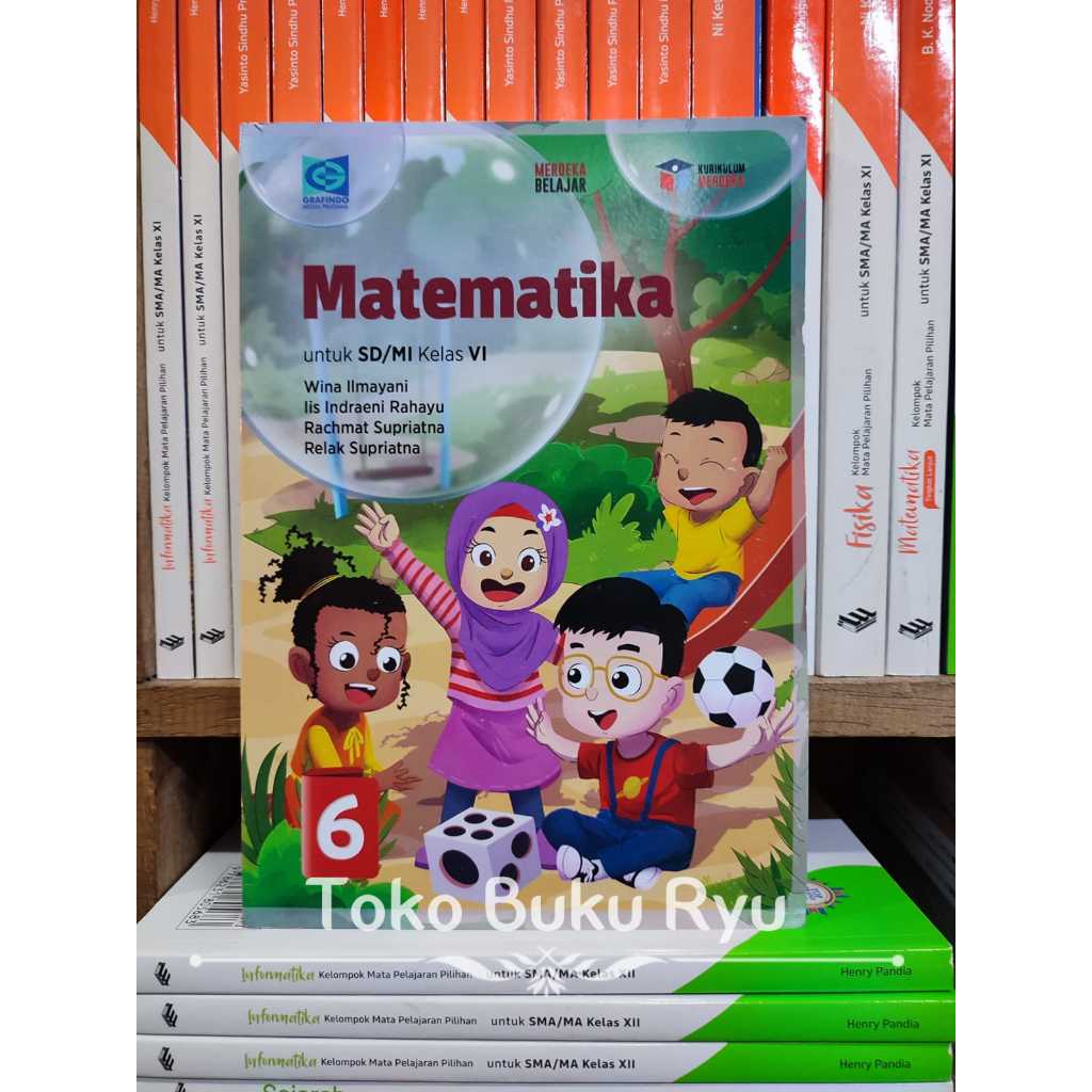 Jual Buku Matematika Kelas 6 SD/MI Kurikulum Merdeka Grafindo | Shopee Indonesia