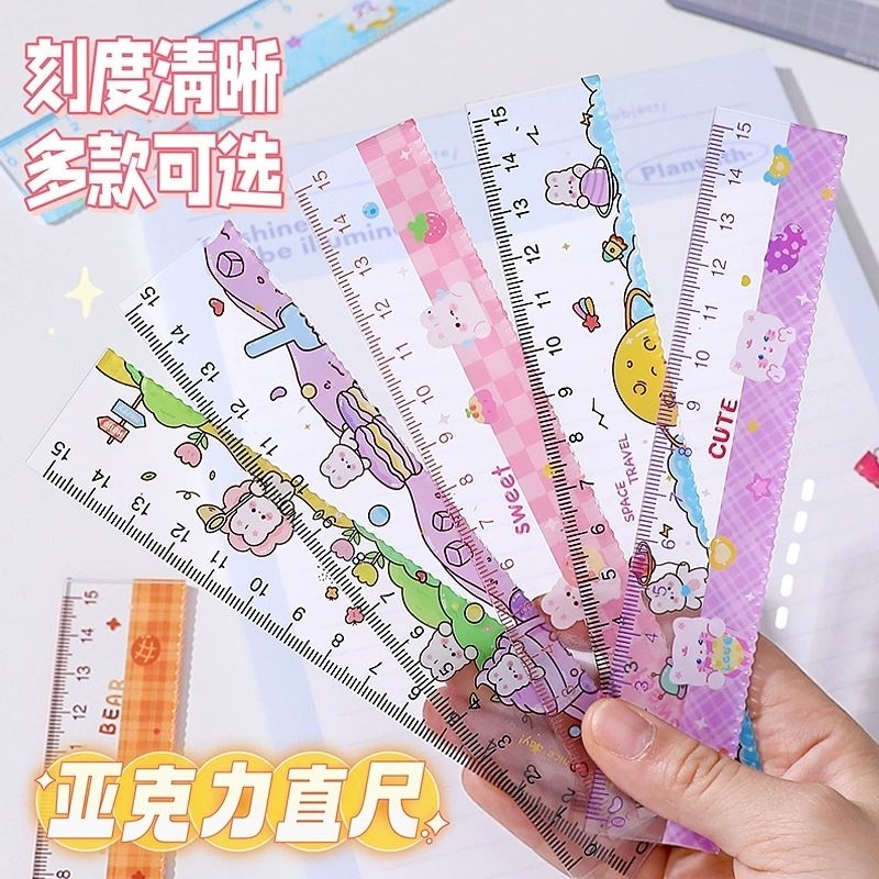 Jual Ruler Penggaris Aesthetic Lucu 16 cm | Shopee Indonesia