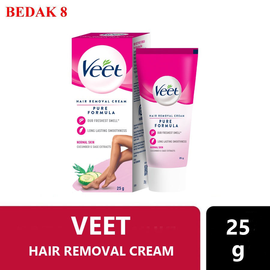 Jual Veet Hair Removal Cream Normal Skin 25 G Shopee Indonesia