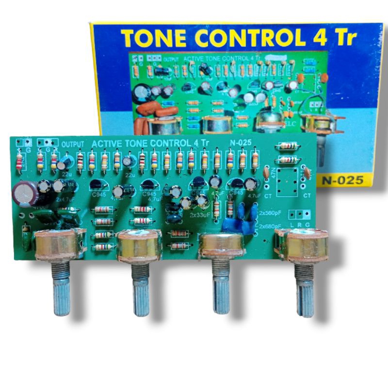 Jual KIT TONE CONTROL STEREO 4 TR HI FI TONE KONTROL NELC N-025 ...