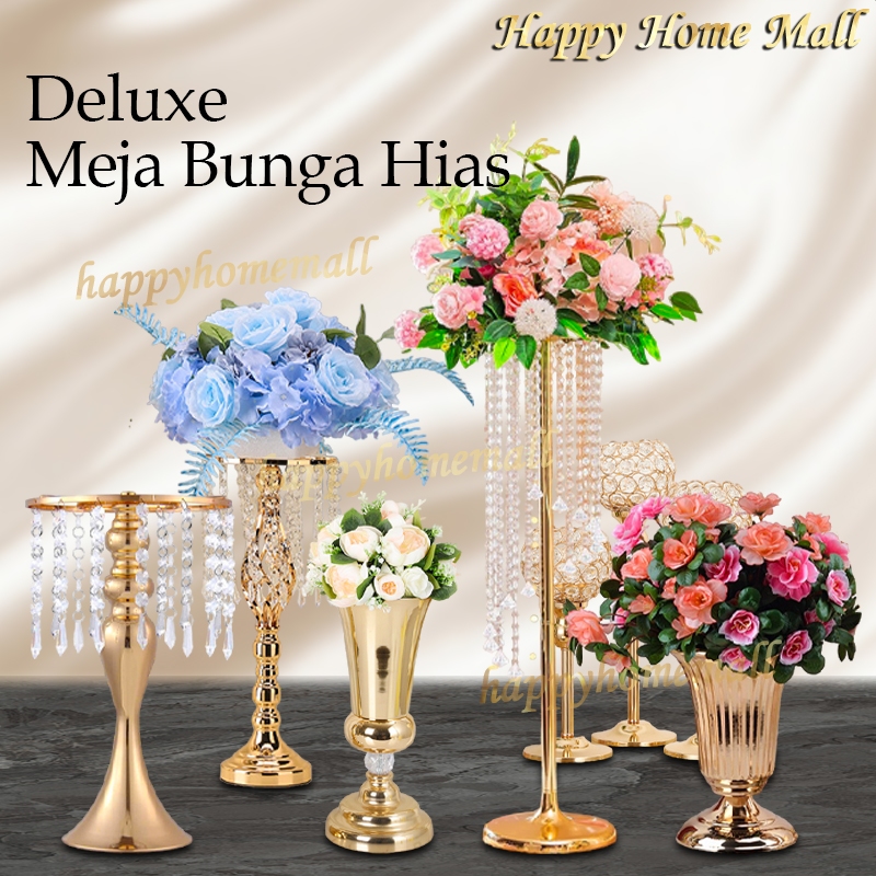 Jual 【Termurah】COD Vas Bunga Kristal Mewa Berdiri Bunga Berdiri Bunga ...