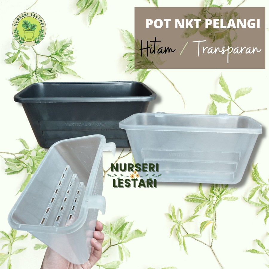 Jual Pot Dinding Vertikal / Vertical Garden NKT Pelangi 22 HITAM ...