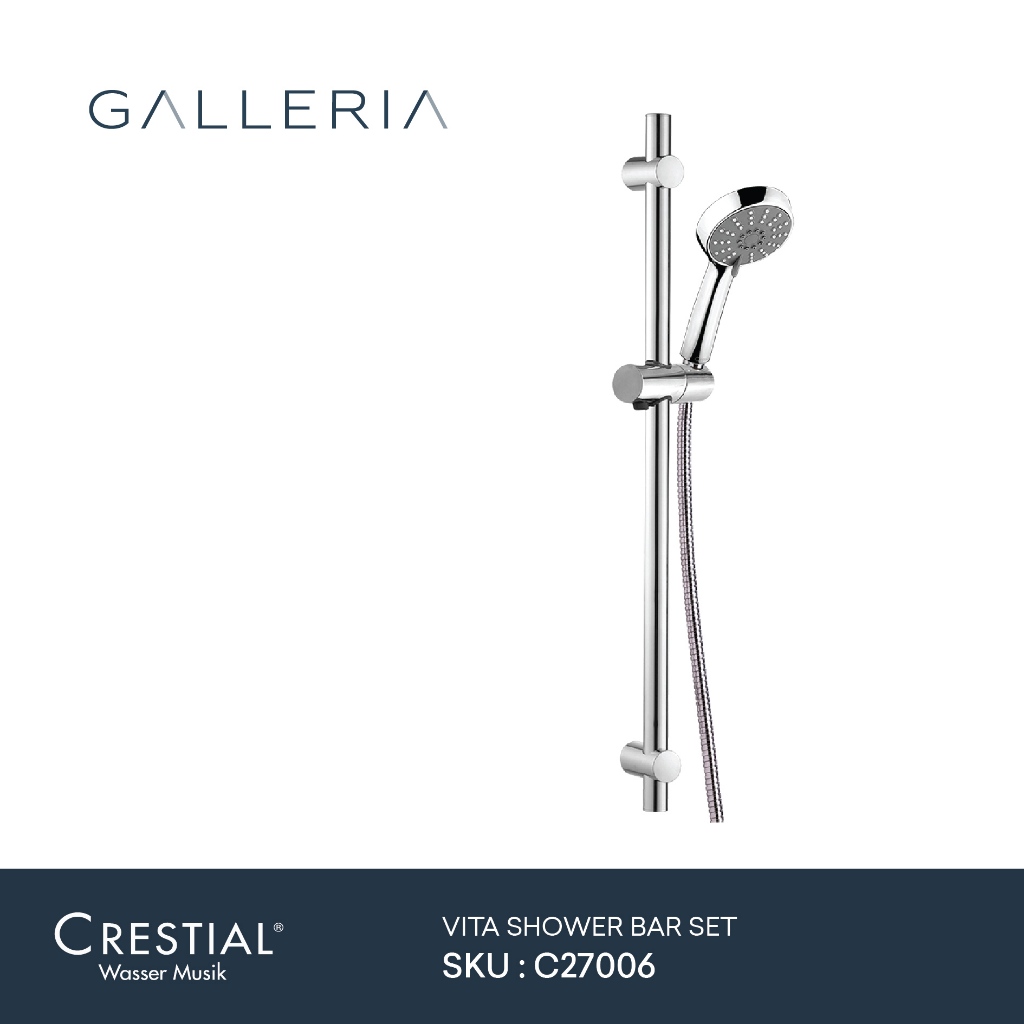 Jual Crestial Vita Shower Bar Set C27006 / Crestial Set Shower | Shopee ...