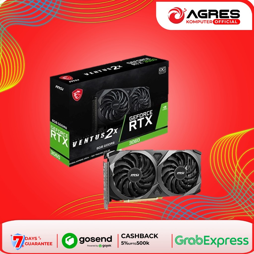Jual MSI GeForce RTX 3060 VENTUS 2X 8G OC - 8GB GDDR6 | Shopee Indonesia