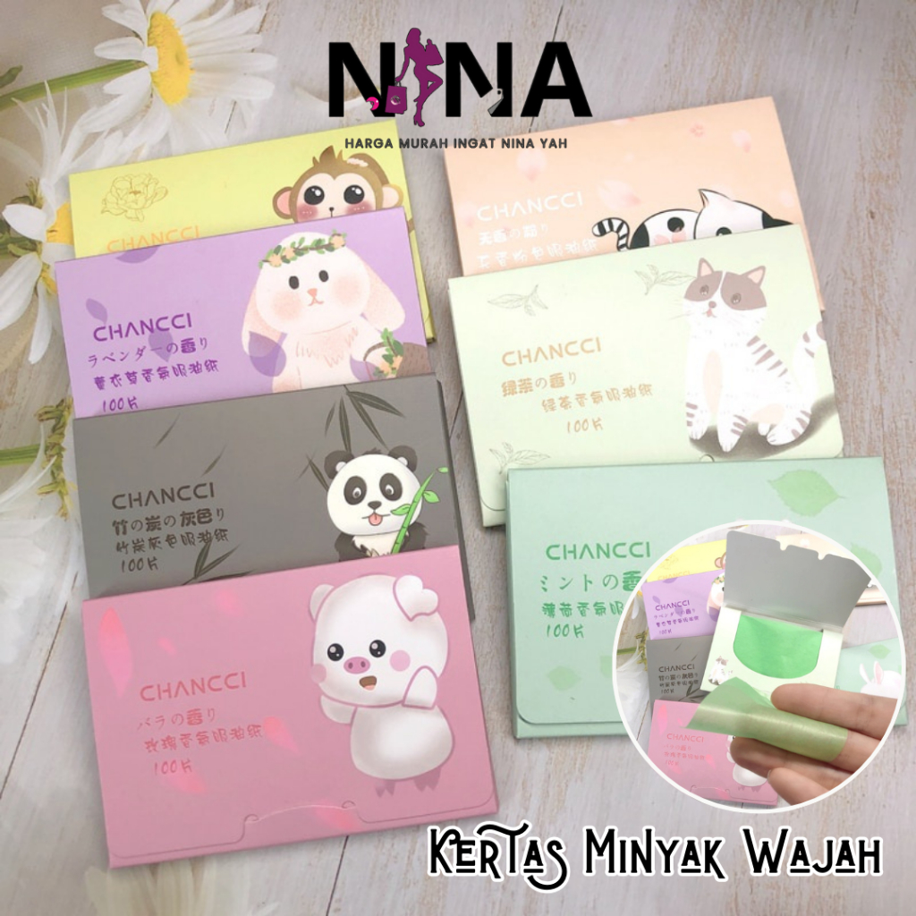 Jual KERTAS TISSUE WAJAH PENYERAP MINYAK / OIL CONTROL PAPER ISI 100 ...