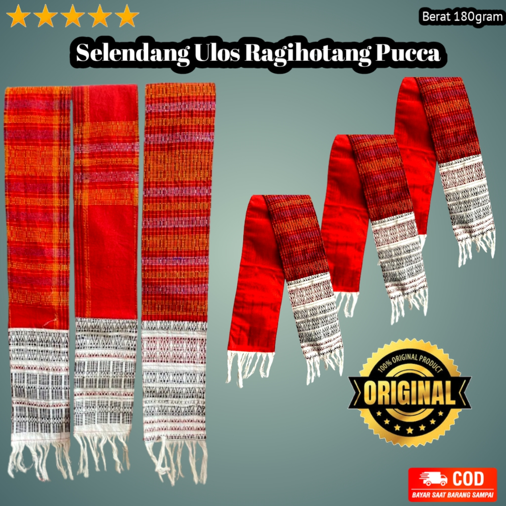 Jual Selendang Ulos Ragihotang Pucca / Selendang Ragihotang Bolak Balik ...