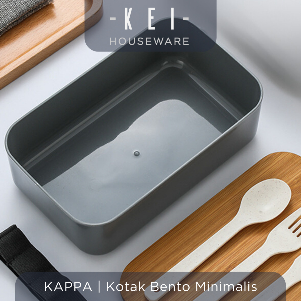Jual 【KEI】KAPPA Kotak Makanan Estetis Bento Box Makanan Kayu Tempat ...
