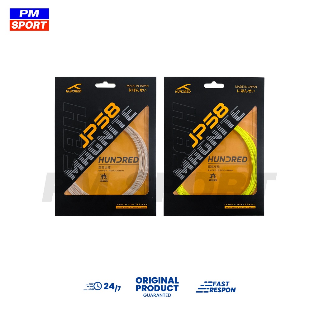 Jual SENAR RAKET BADMINTON STRING HUNDRED JP58 MAGNITE BULUTANGKIS ...