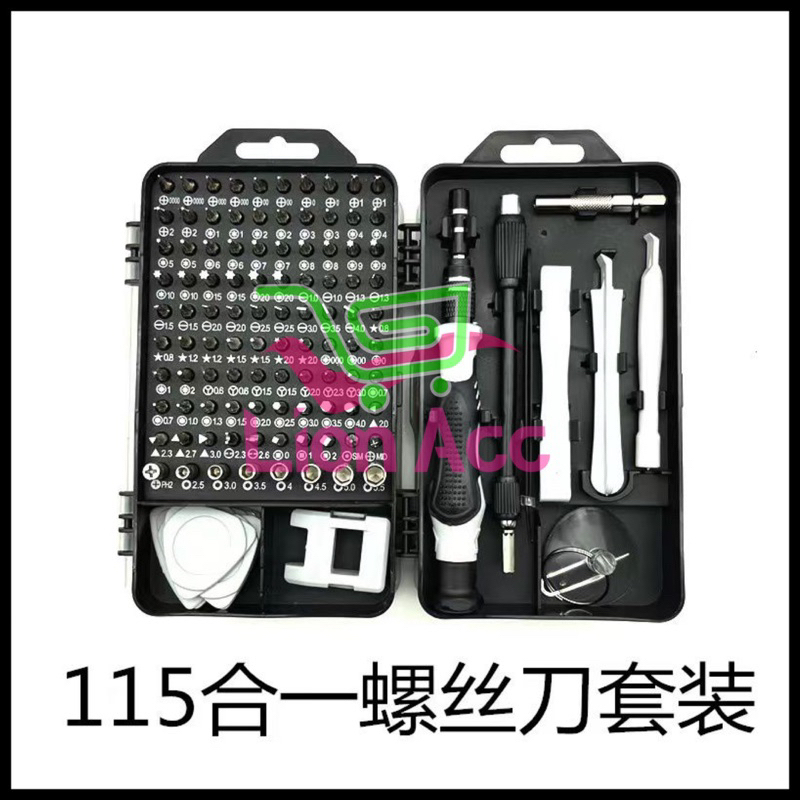 Jual 115in1 OBENG SET - Reparasi Servis Hp Laptop Kamera Magnetic ...