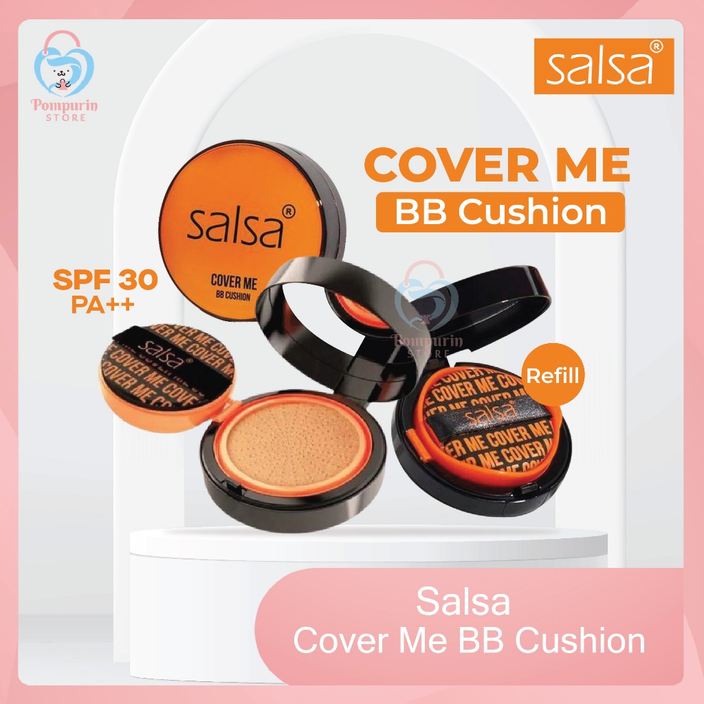 Jual Salsa Cover Me BB Cushion - Salsa Cushion Medium Coverage SPF 30 ...