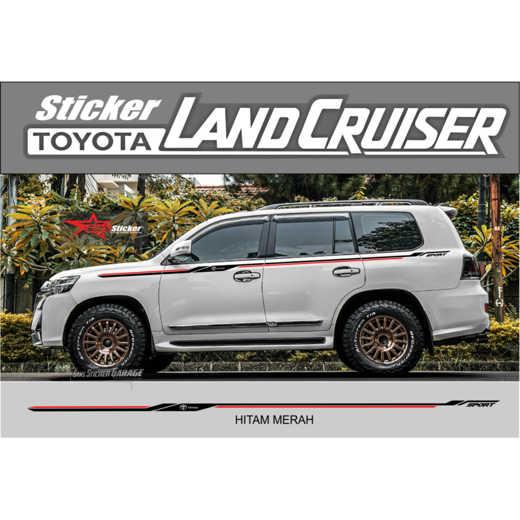 Jual STICKER TOYOTA LAND CRUISER | Shopee Indonesia