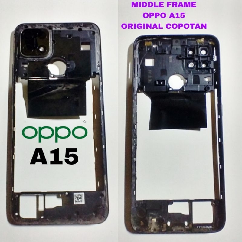 Jual oppo A15 frame midle middle tulang tengah original copotan ...