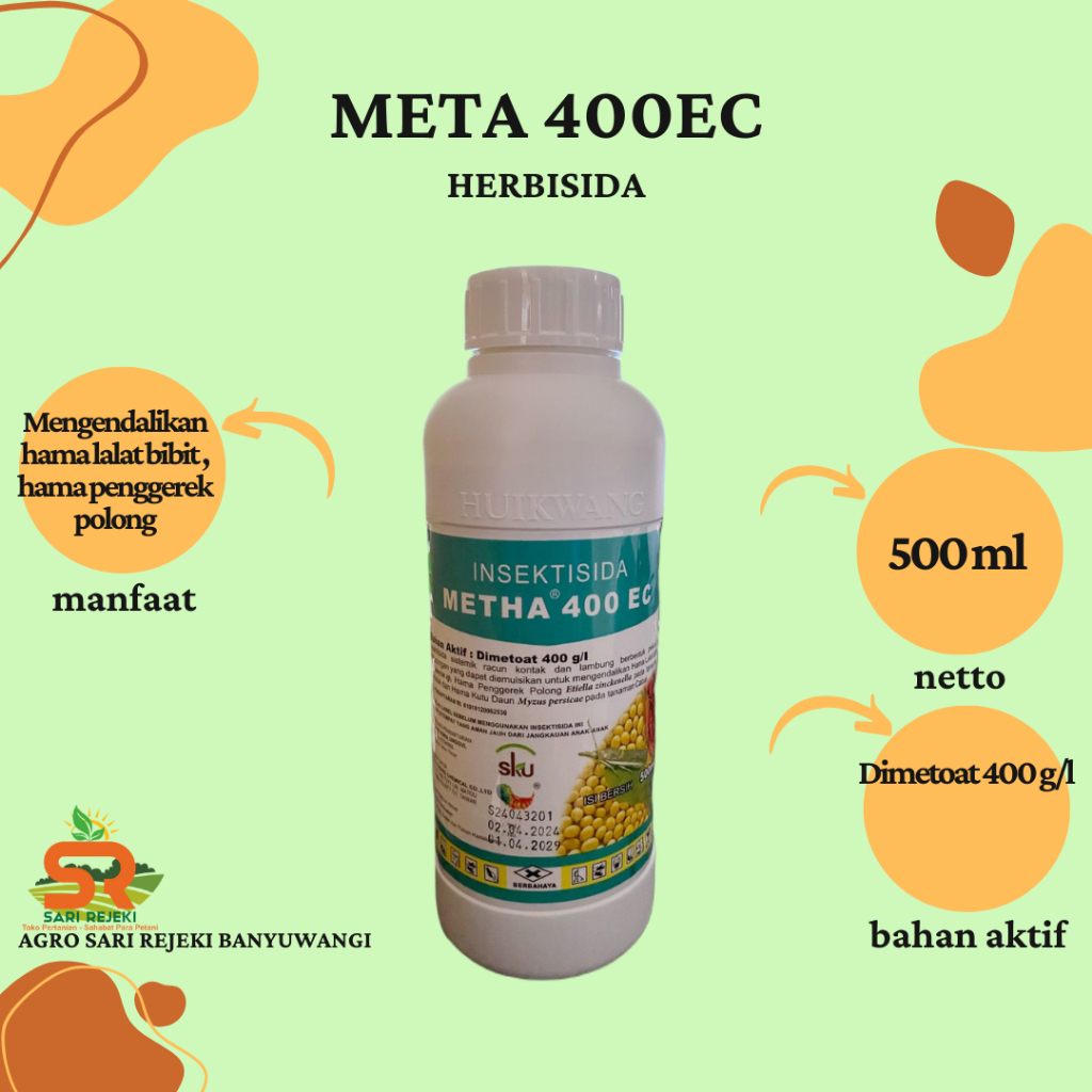 Jual METHA 400EC 500ML INSEKTISIDA | Shopee Indonesia