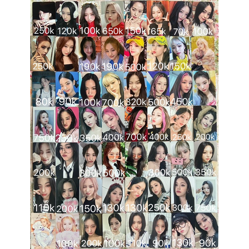Jual [GRATIS OFFICIAL FREEBIES] ITZY Photocard Yeji Lia Ryujin Chaeryeong Yuna crazy in love cil ...