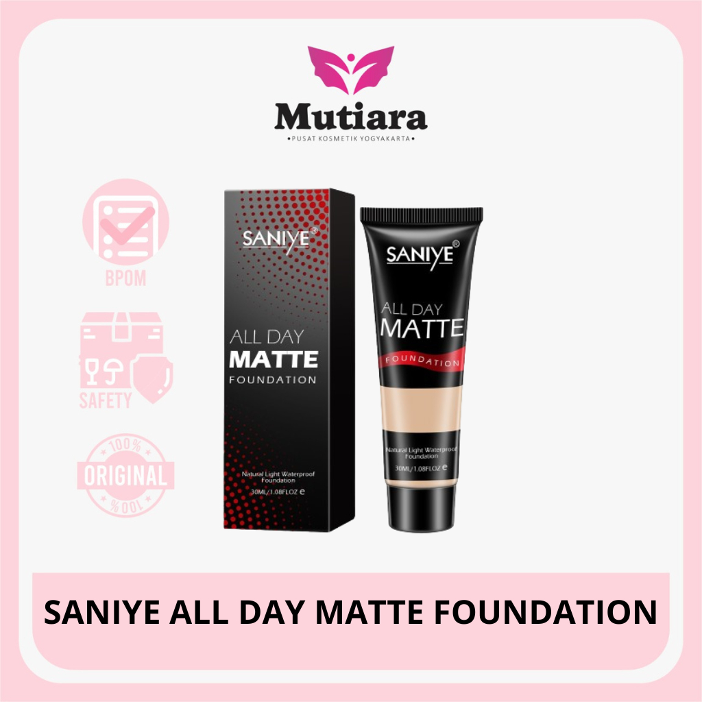 Jual SANIYE ALL DAY MATTE FOUNDATION R1157 30ML | Shopee Indonesia