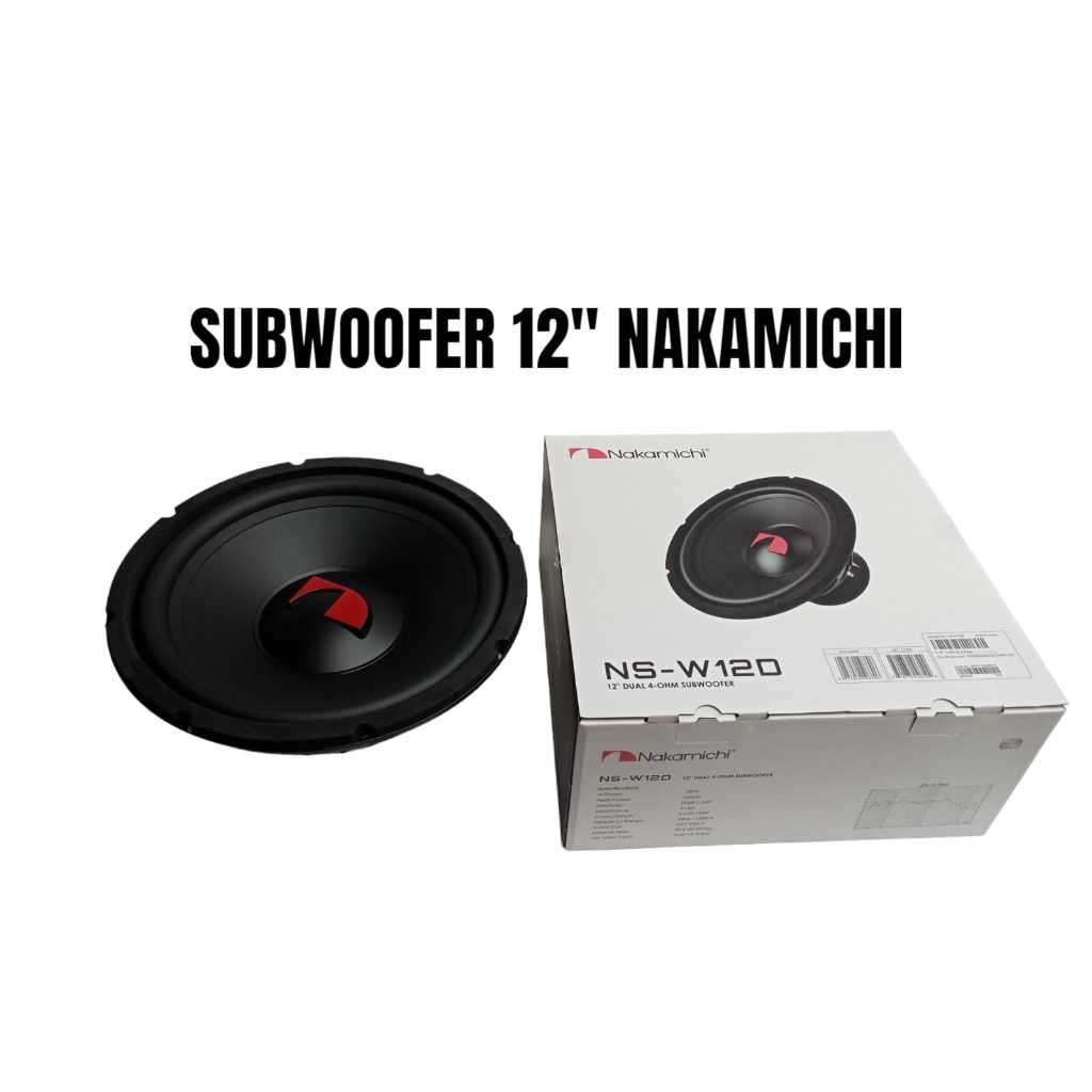 Jual Subwoofer Nakamichi 12inch Double Coil ns-w12d Speaker Mobil ...