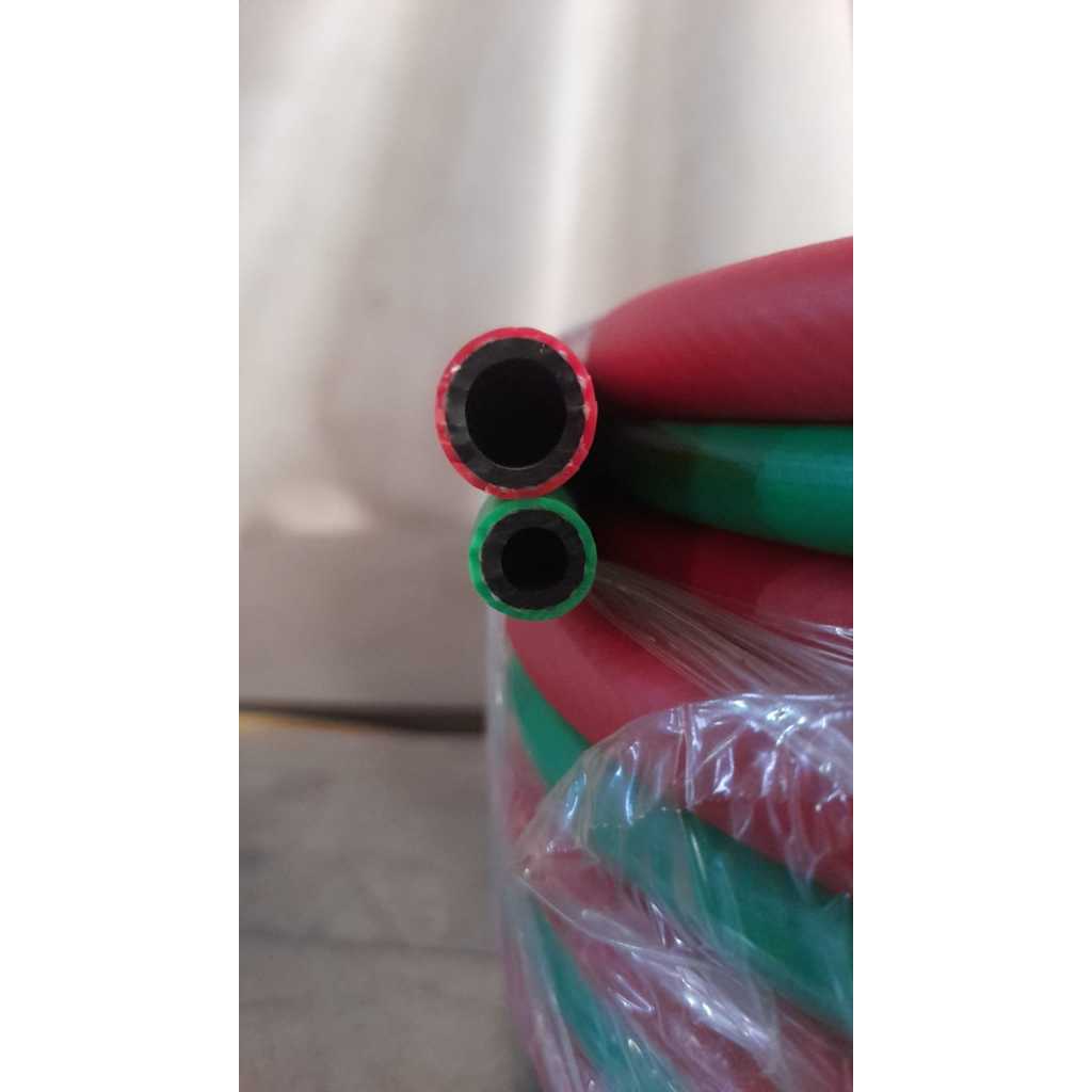 Jual SELANG LAS DOUBLE ROLL 100 METER SELANG BLENDER LAS WELDING HOSE ...