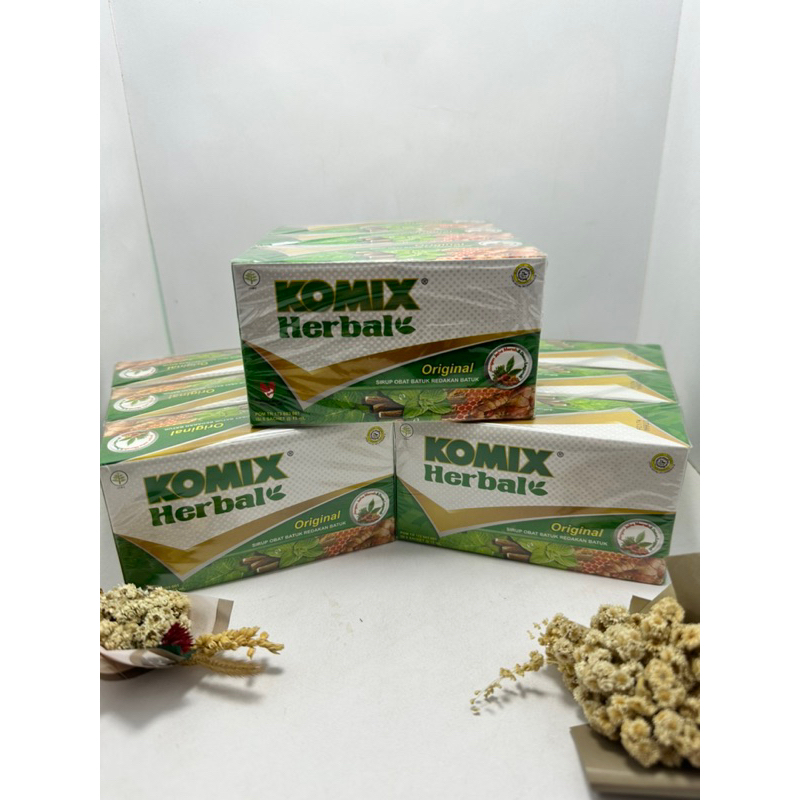 Jual Komix Herbal Original Sachet Pres (3 Pack) (18 Sachet) | Shopee ...