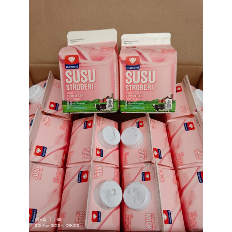 Jual DIAMOND PASTEURIZED / FRESH MILK / Susu segar 350ml | Shopee Indonesia