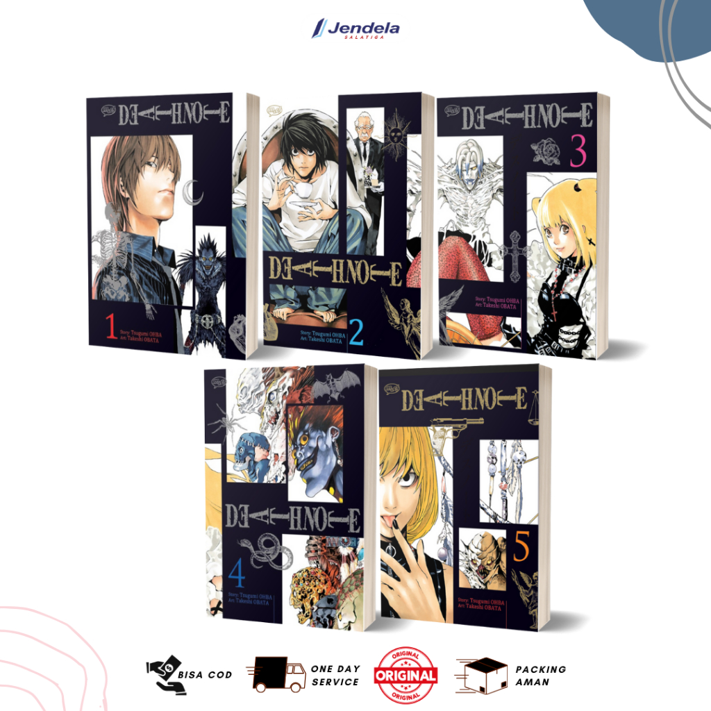Jual Komik Death Note new Edition 1-5 Takeshi Obata / Tsugumi Ohba | Shopee Indonesia