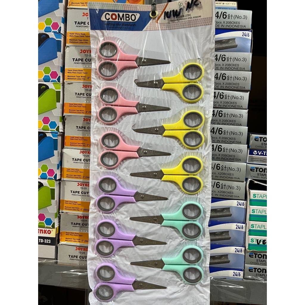 Jual Gunting Kertas Combo (12 pcs) | Shopee Indonesia