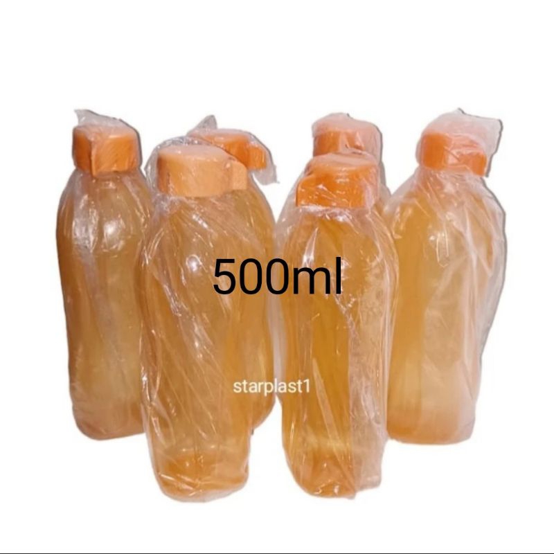 Jual Eco Botol Tupperware 500 ml | Tutup Ulir | orange | Shopee Indonesia