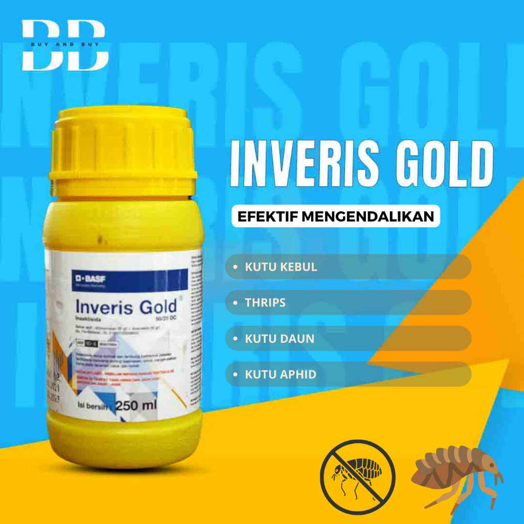 Jual Insektisida INVERIS GOLD 50/25 DC -250 ML obat Kutu Daun/Thrips ...