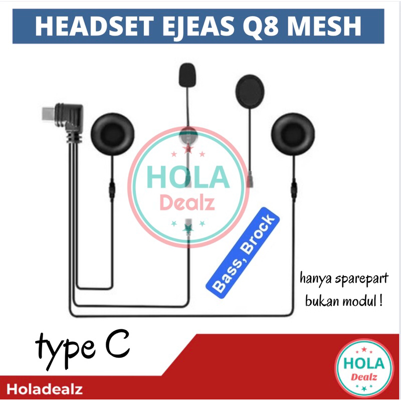 Jual PART HEADSET INTERCOM EJEAS Q8 MESH INTERCOM SPEAKER INTERCOM EJEAS Q8 SPEAKER EJEAS Q8 ...