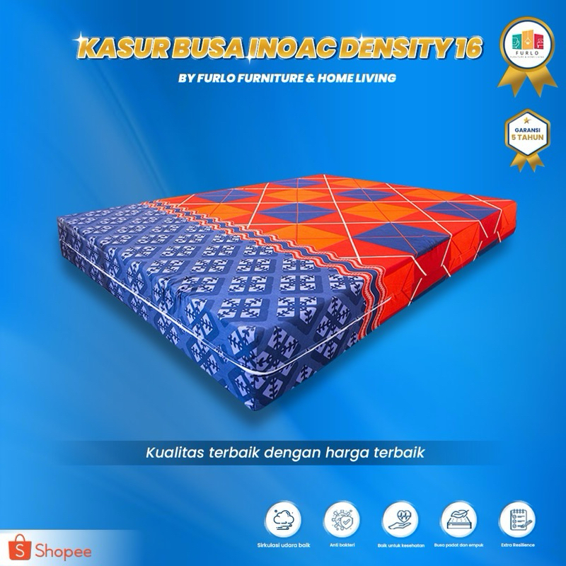 Jual KASUR BUSA INOAC DENSITY 16 GARANSI 5 TAHUN TEBAL 30cm | Shopee ...