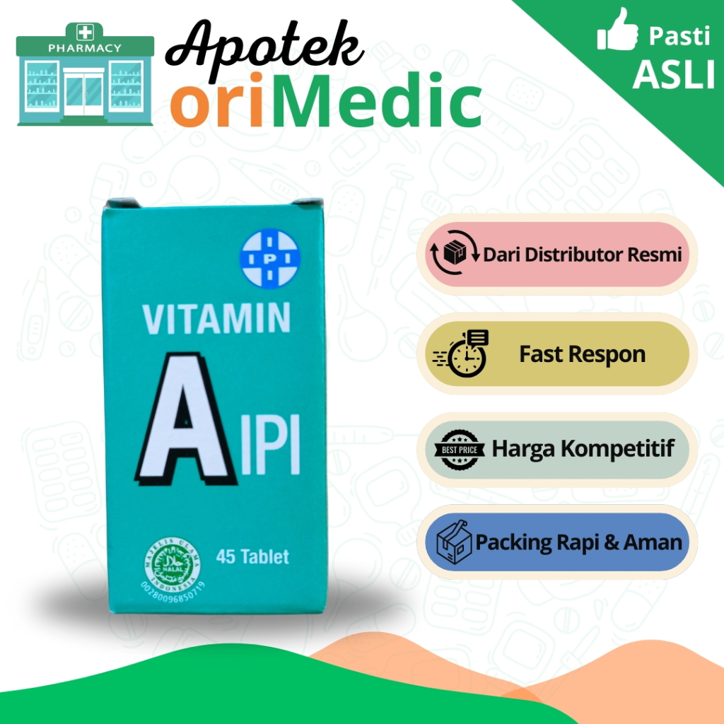 Jual Vitamin A Ipi 45 Tablet | Shopee Indonesia